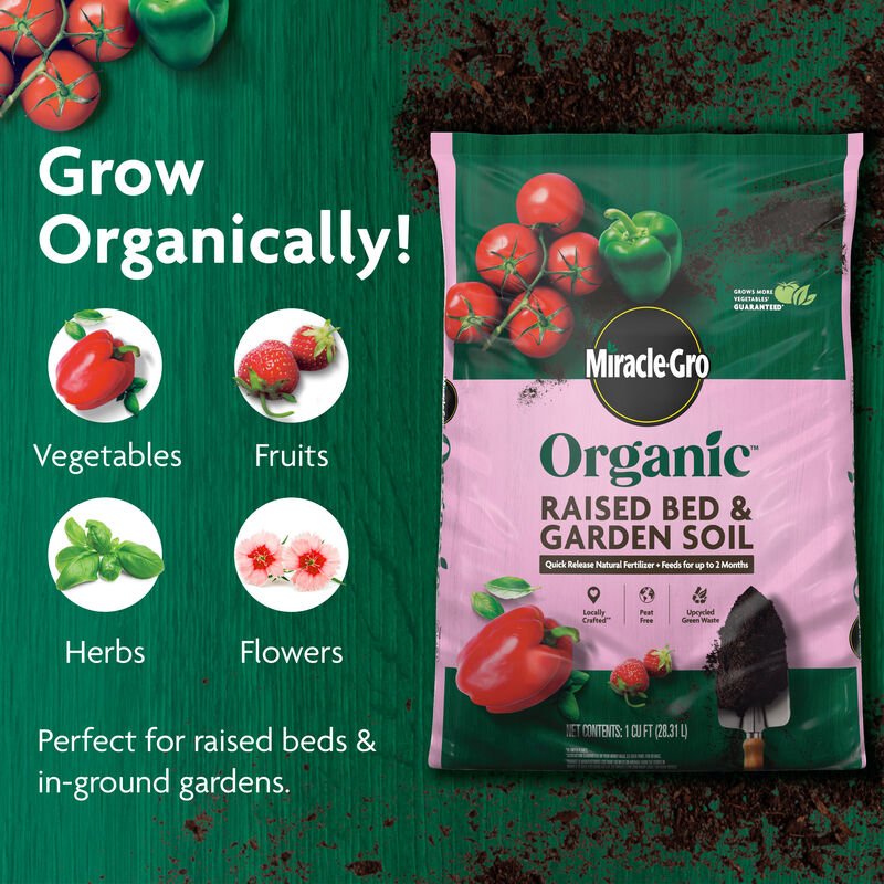 Miracle-Gro Organic™ Raised Bed & Garden Soil - Fontana, CA - Foothill Builders Mart