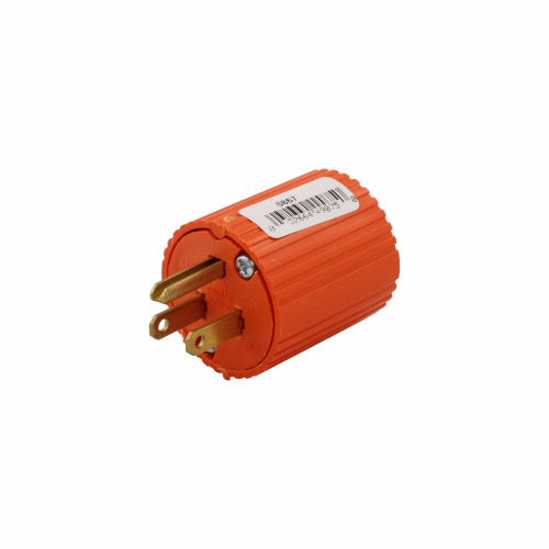 Eaton Cooper Wiring Straight Blade Plug 15A, 125V Orange - Fontana, CA ...